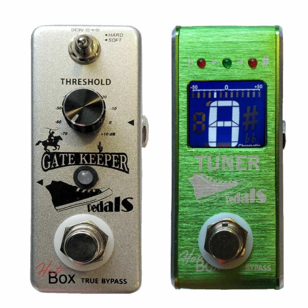 Hot Box Pedals Gate Keeper Attitude Series Guitar Noise Gate + HB Tuner 2 Pedals - Effects Pedals