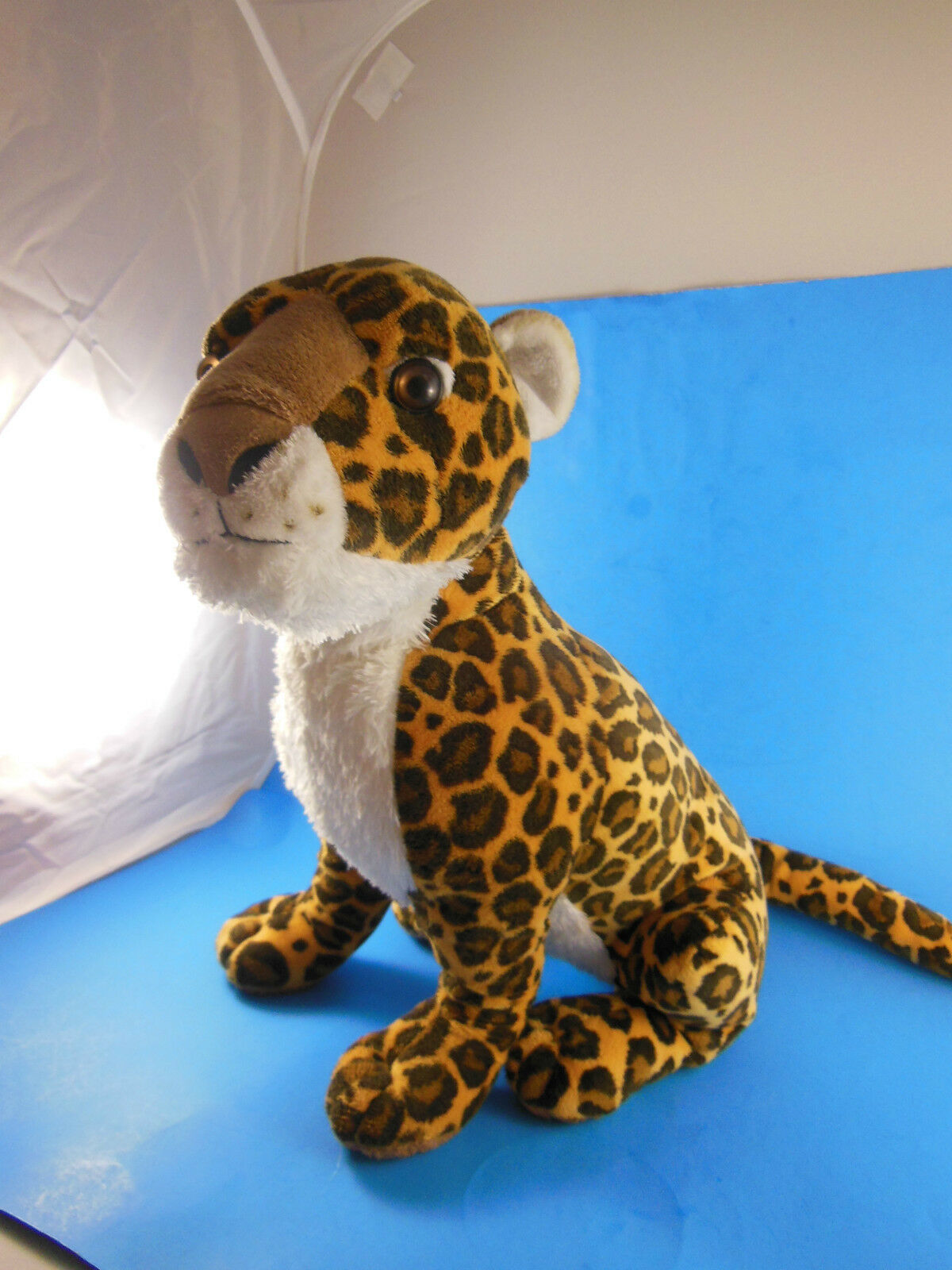 Vintage Disney Leopard Plush Animal Kingdom 14" Spotted Leopard - Disney