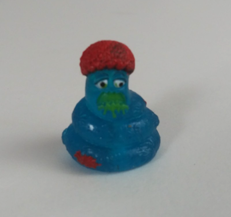 Trash Pack Series 7 Junk Germs Germ Worms Blue Hair Worm Rare - Action ...
