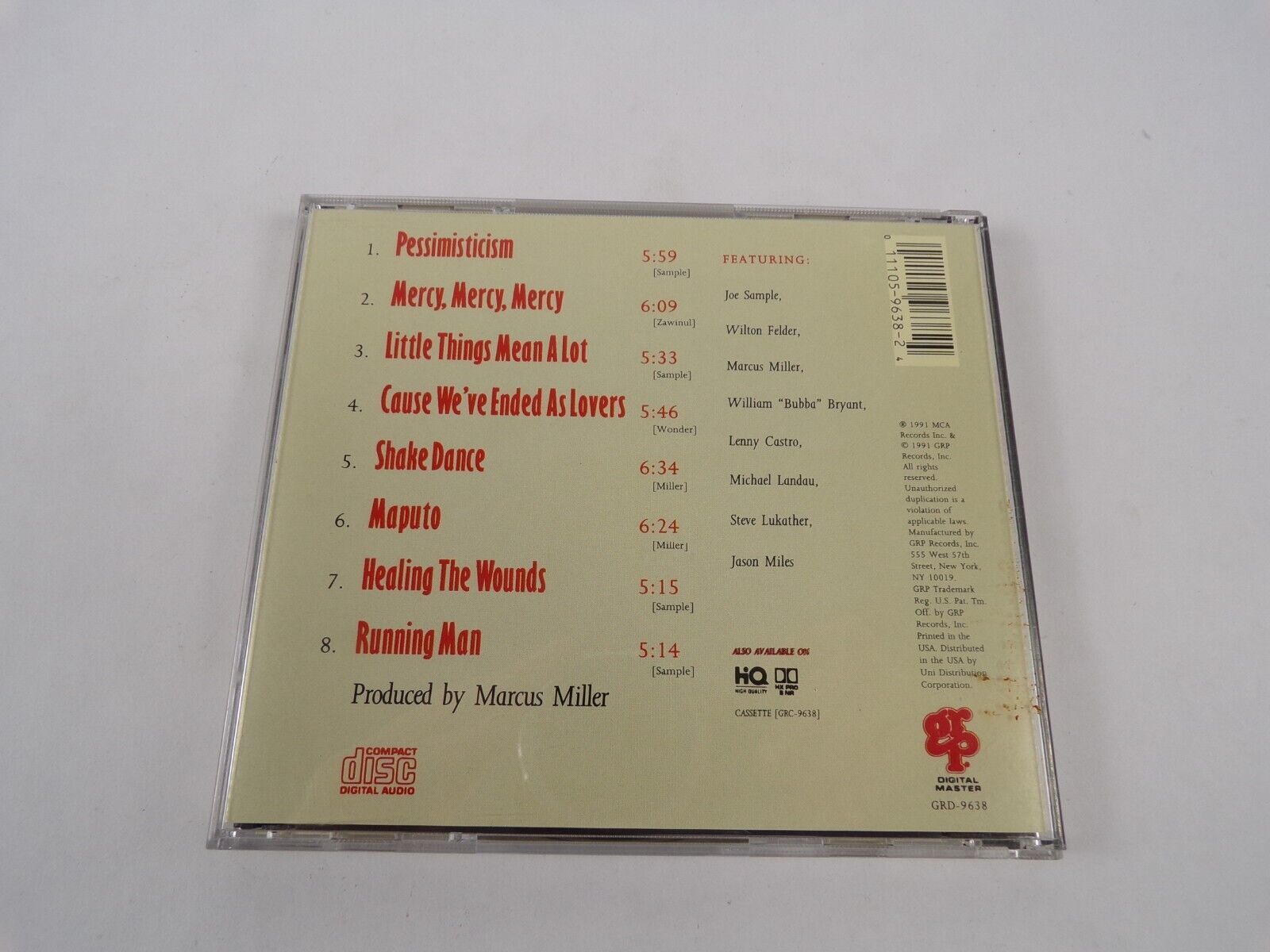 The Crusaders Healing The Wounds Digital Master Pessimisticism Mercy ...