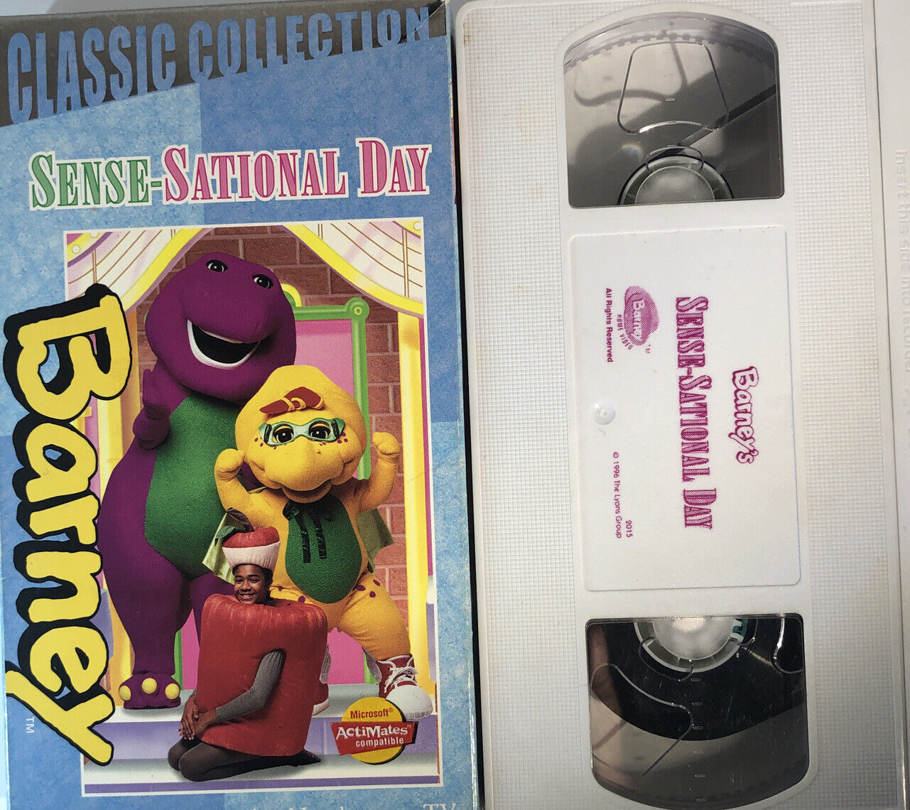 Barney-Barneys Sense-Sational Day(VHS,2000, Classic Collection)RARE ...