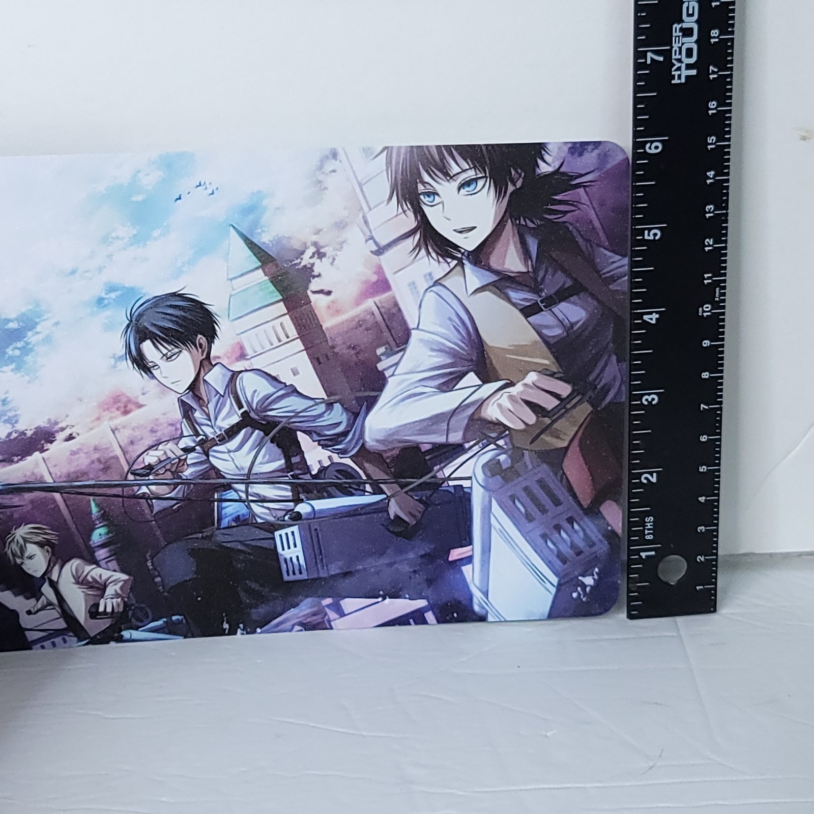 Levi In City Attack On Titan Waifu Card Anime Girl Wall Art Oversized ...