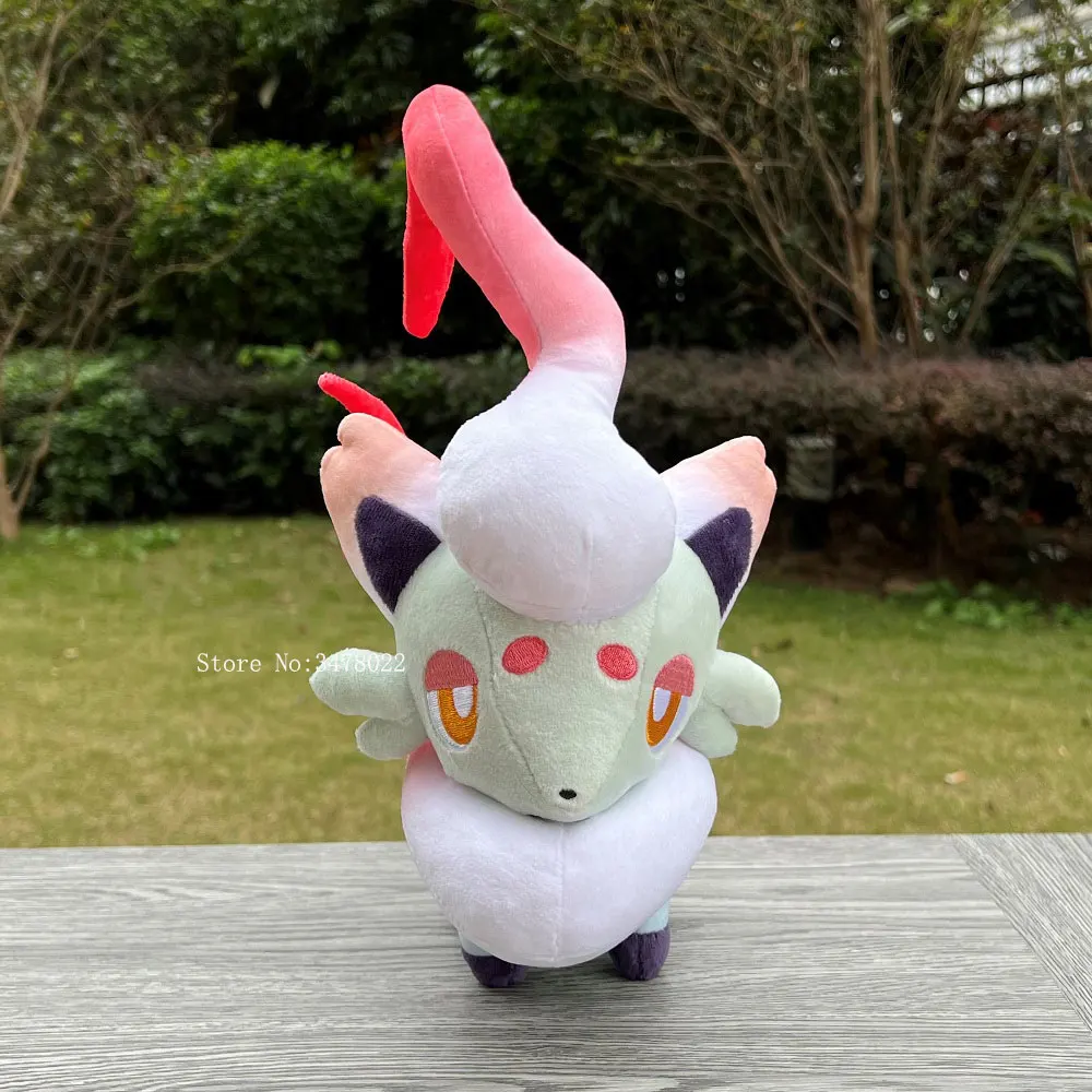 25cm Pokemon Go Plush Toy Hisui Zorua Cuddly Cartoon Stuffed Animal ...