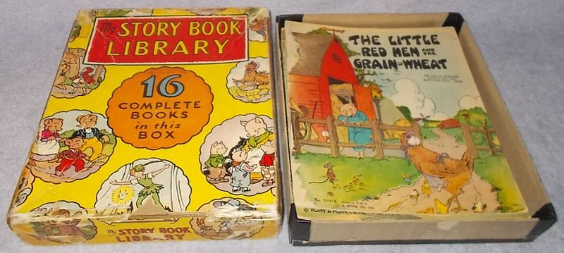 My Story Book Library Platt and Munk 1934 Eulalie Illust Sixteen Boxed ...