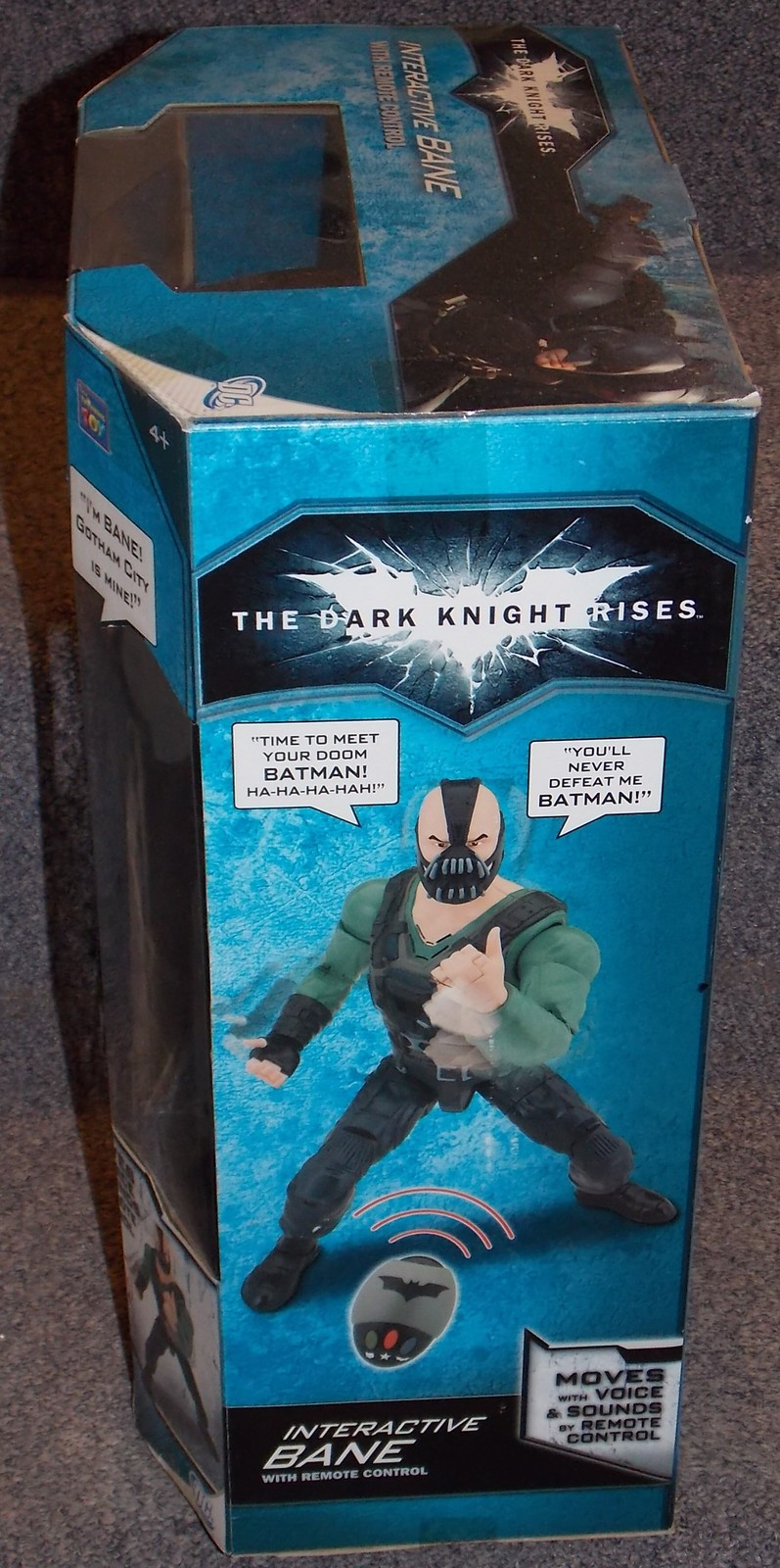 The Dark Knight Rises Batman Interactive Bane Talking Action Figure New ...