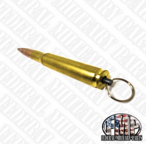 50 Caliber BMG Browning Machine Gun Bullet Keychain- Non-Functional ...