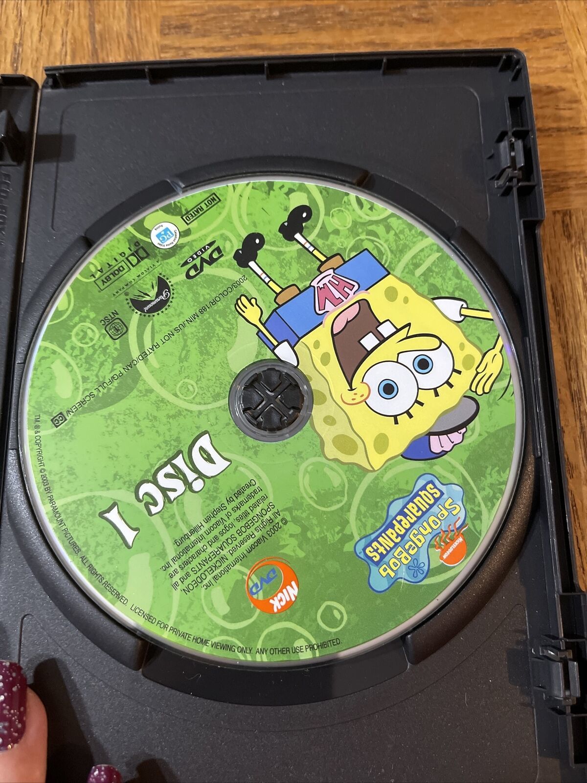 Spongebob Squarepants Complete First Season Disc 1 DVD - DVDs & Blu-ray Discs
