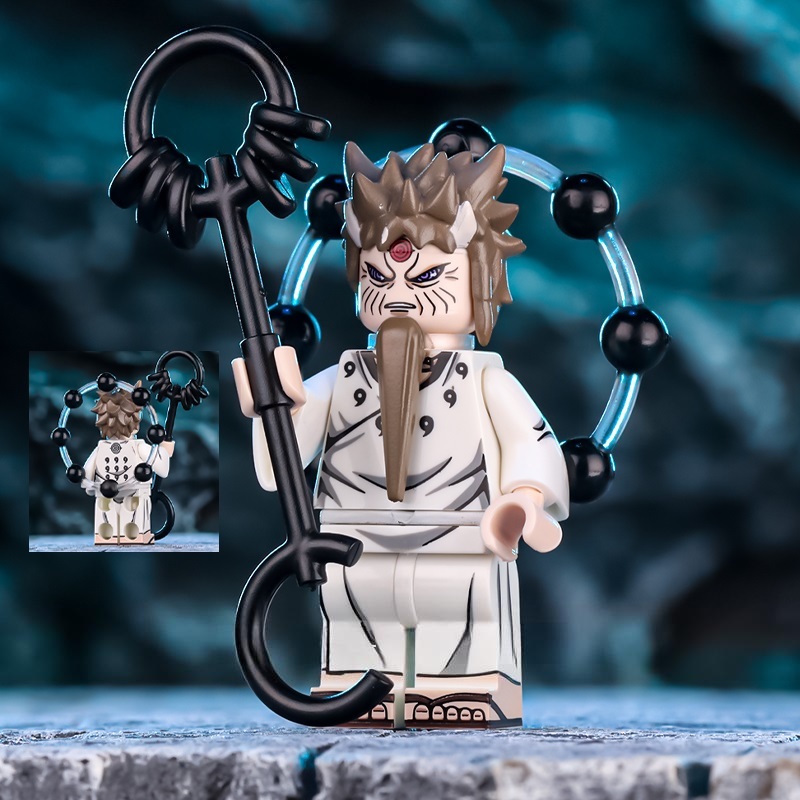 8pcs Naruto Series Uchiha Clan Indra Madara Obito Sasuke Minifigures ...