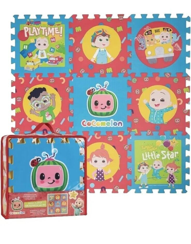 CoComelon Baby Toddler Foam Puzzle Piece Playmat - Baby Gyms, Play Mats ...