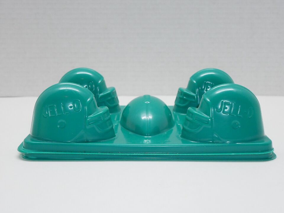 2 Green Jello Jigglers Football Field Helmet Molds NFL Superbowl Fun ...
