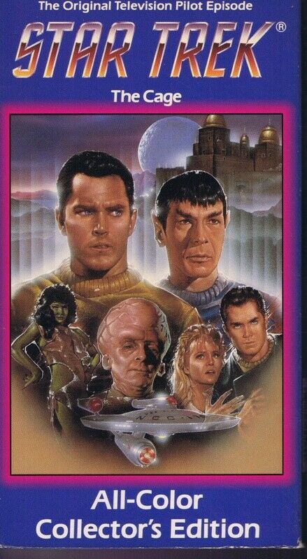 Star Trek Episode 1 The Cage VINTAGE VHS Cassette - VHS Tapes