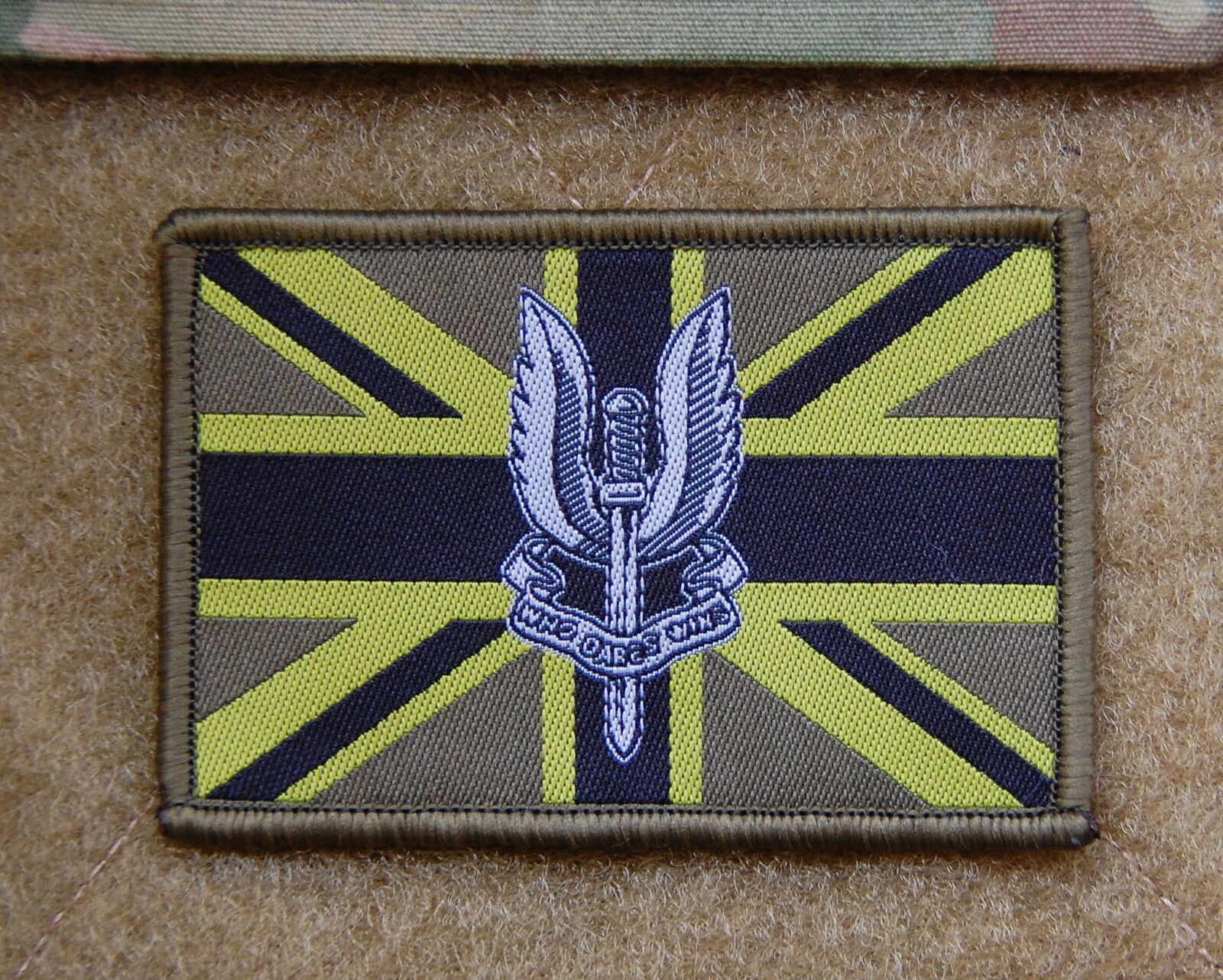 SAS Subdued Union Woven Flag Patch UKSF Multicam Afghanistan Special ...