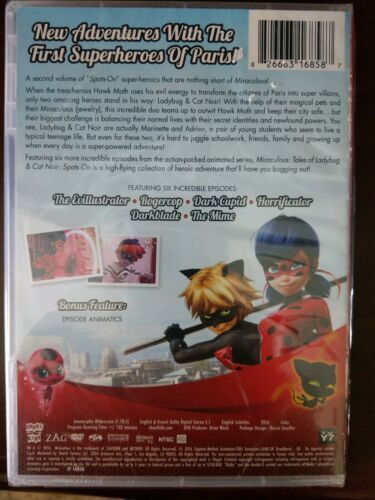 New: MIRACULOUS - Tales of Ladybug & Cat Noir: Spots On! DVD-RARE ...