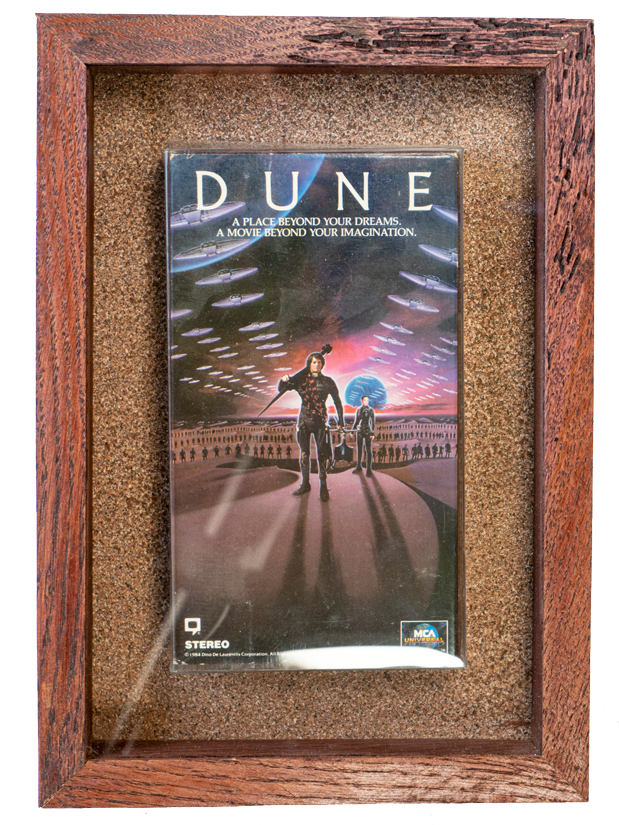 Custom Dune VHS Shadowbox Oak | 2 Tone | Home Theater Decor - Other Crafts