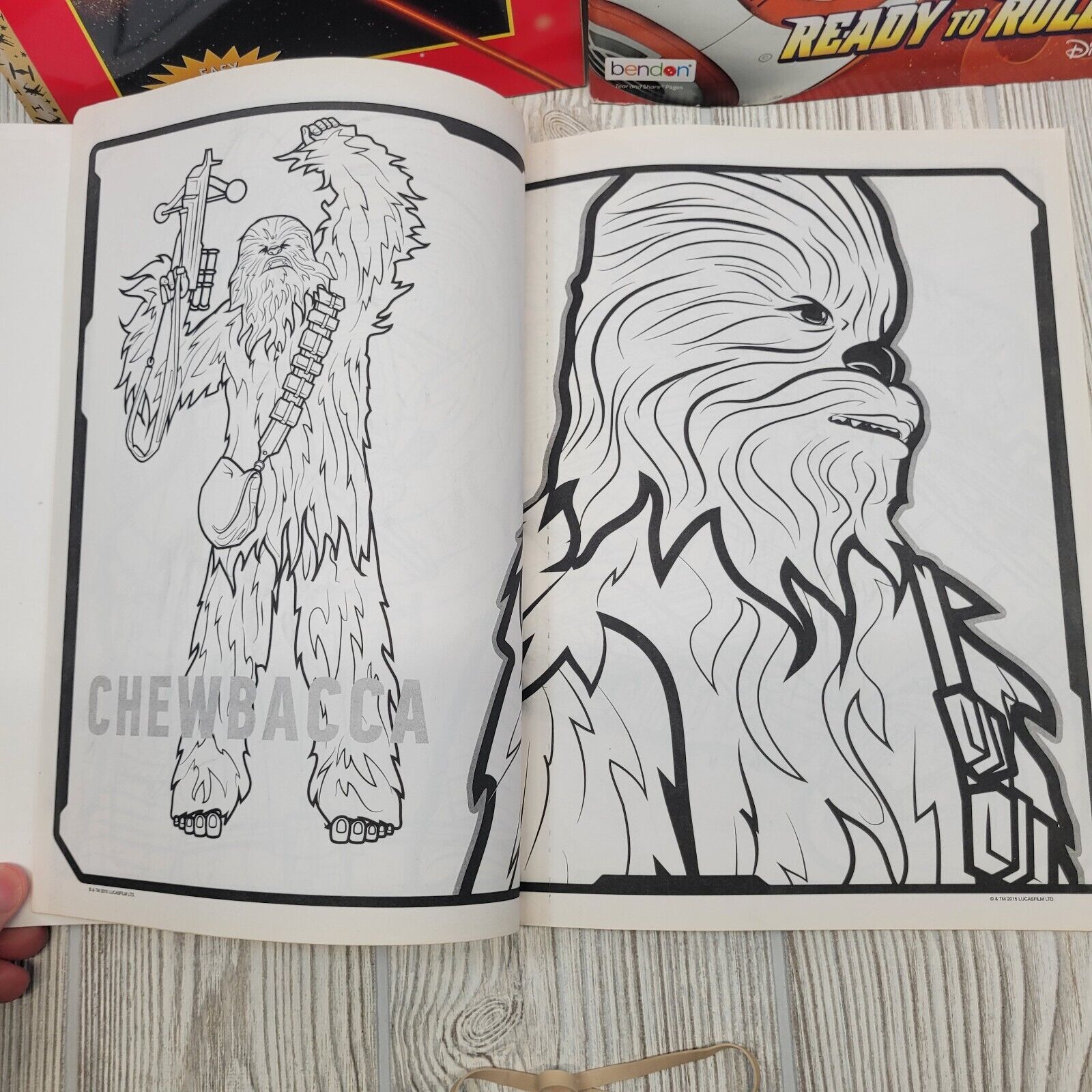 3 Star Wars My Coloring Book Trace and Color and 50 similar items
