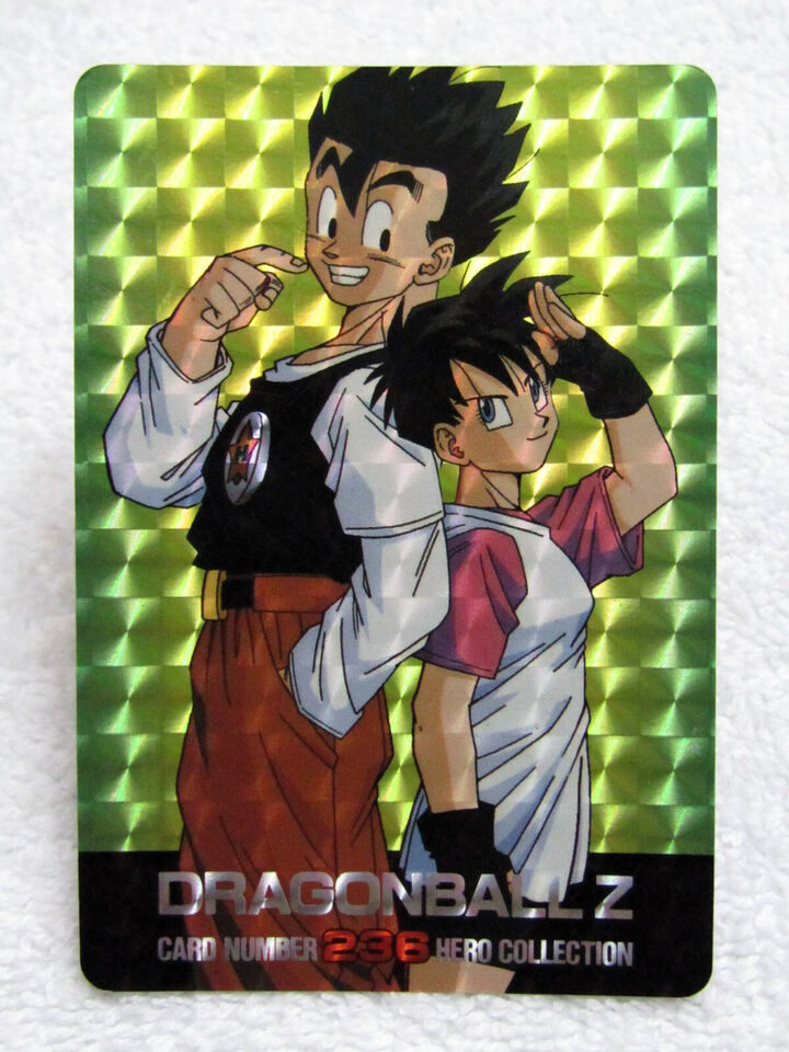 2001 Dragon Ball Z DBZ Hero Collection Gohan & Videl Prism #236 ...