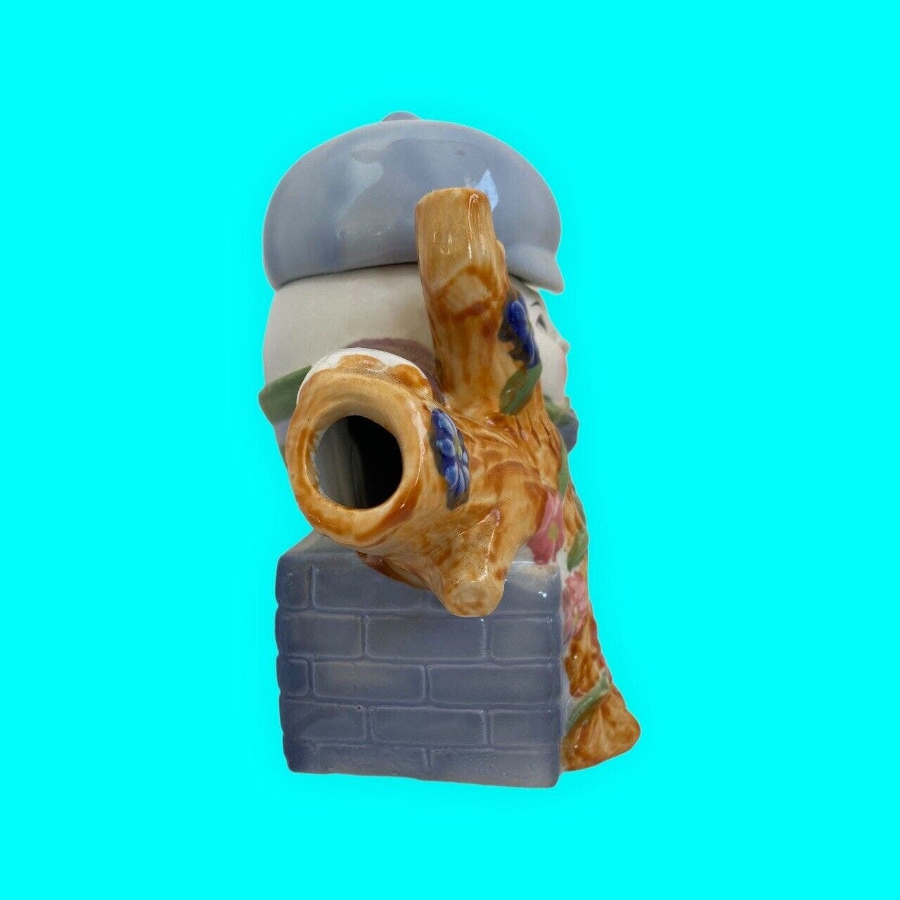 Humpty Dumpty Sat on The Wall VintageTeapot Porcelain 1970s ...