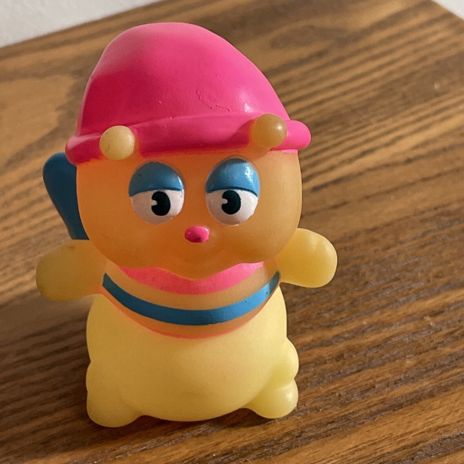 Vtg RARE Playskool 1986 GLO FRIENDS Worm Finger Puppet Figure Glow Bug ...