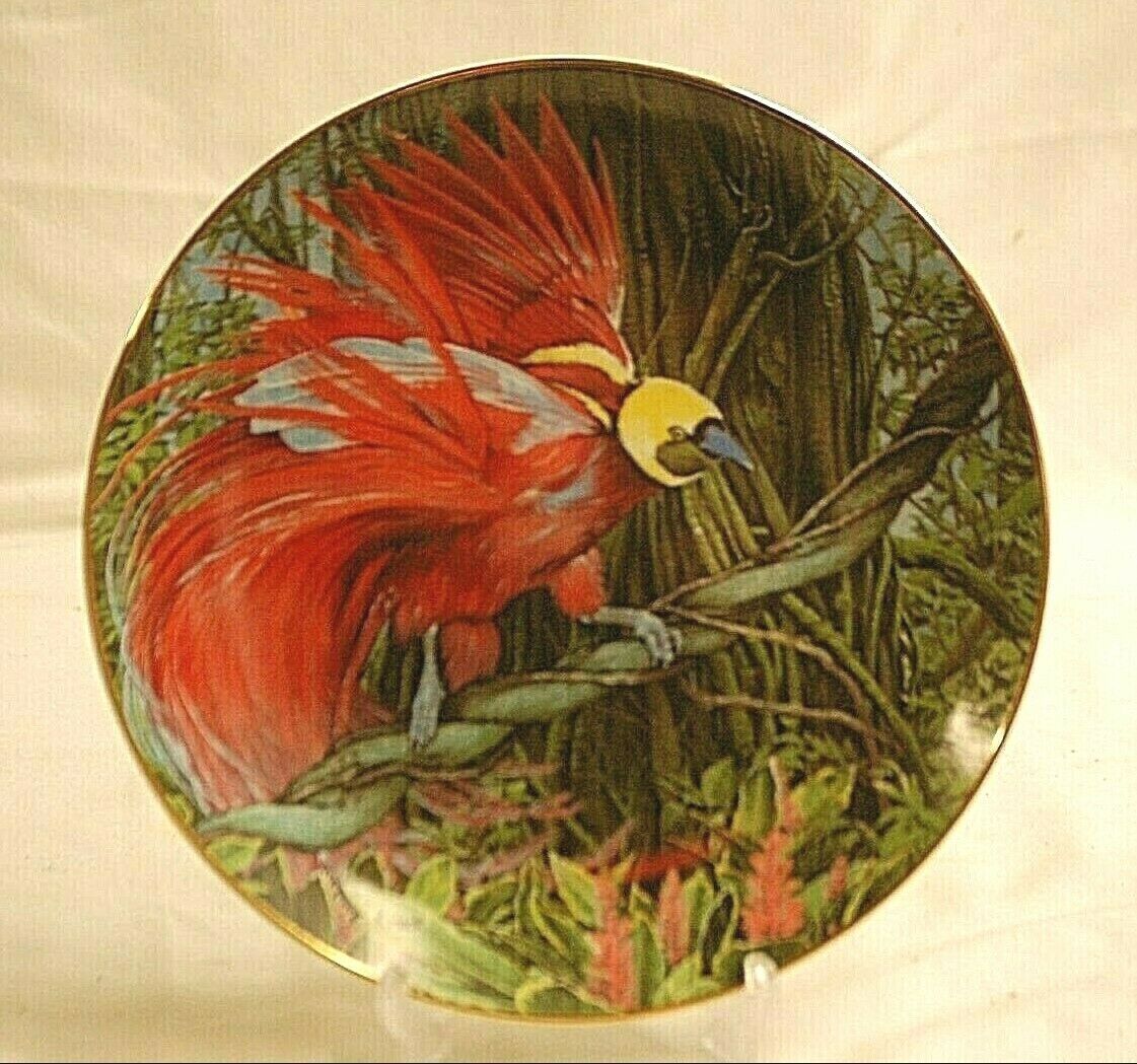 Goldies Bird Paradise Exotic Birds of Tropique Plate Royal Cornwall ...