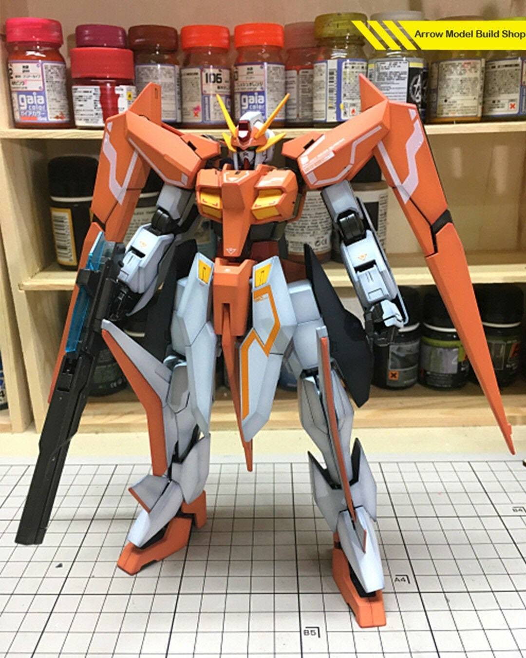 ArrowModelBuild Arios Gundam Built & Painted Gundam 00 1/100 Model Kit ...
