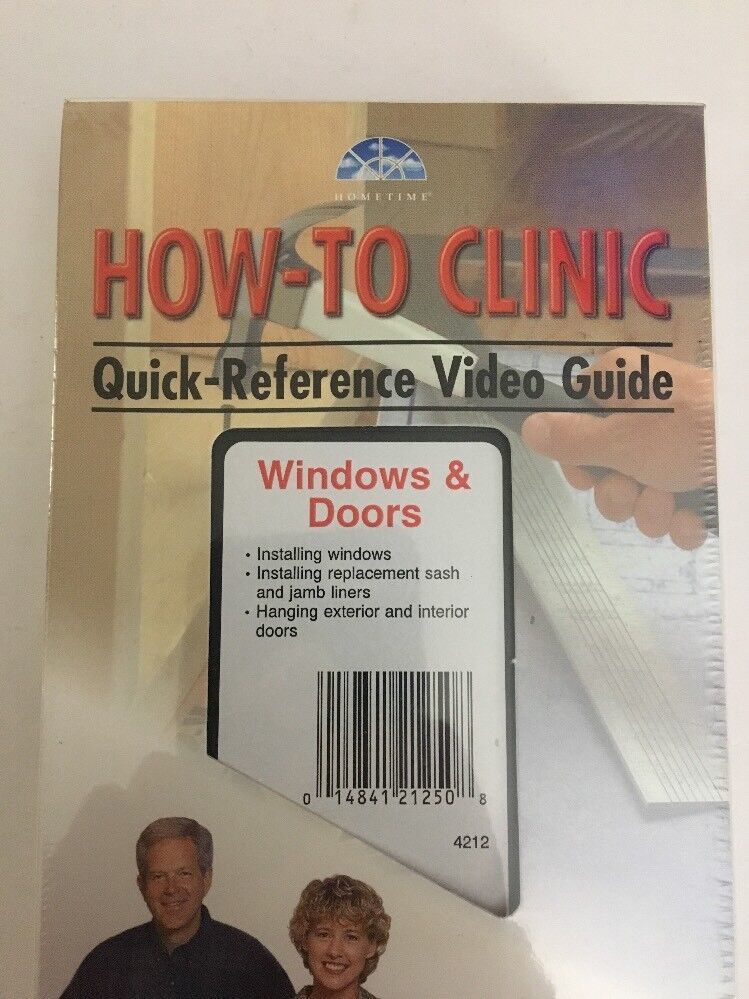 How pour Clinic-Windows & Portes Vhs-Rare Vintage Collectible-Ships N ...