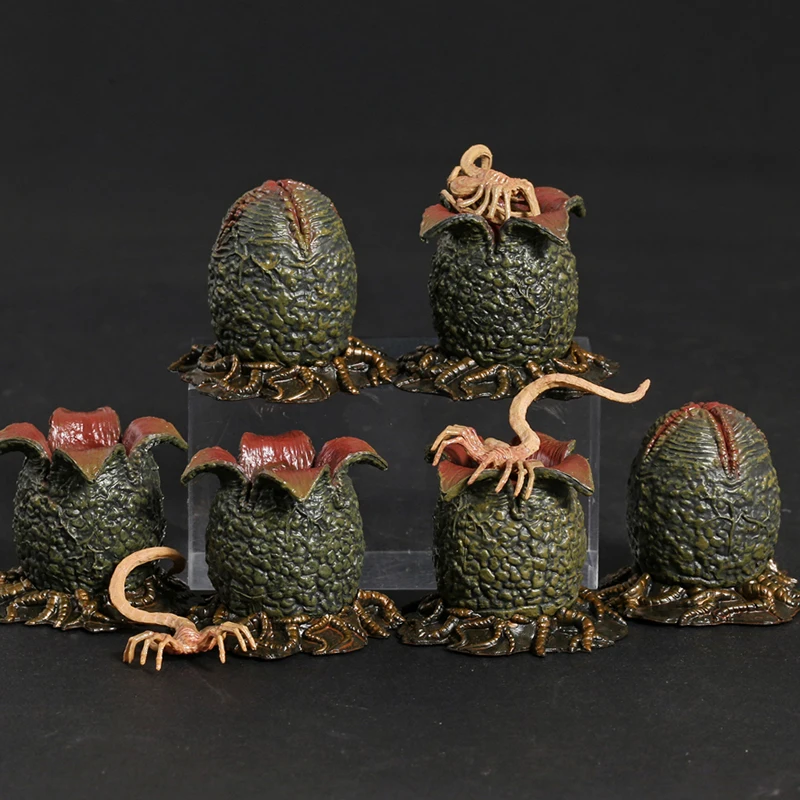 Hiya Toys Aliens Ovomorph Eggs & Facehugger Set for 3.75" Scale (1:18 ...