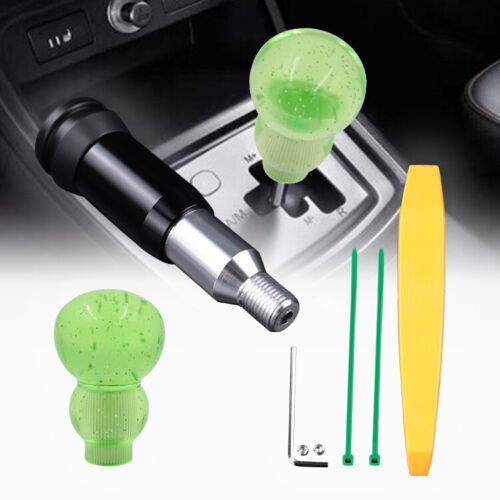 For Automatic Transmission Car Gear Gourd Shape Glitter Green Shift ...
