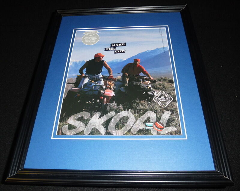 1996 Skoal Make the Cut Tobacco Framed 11x14 ORIGINAL Advertisement - Other
