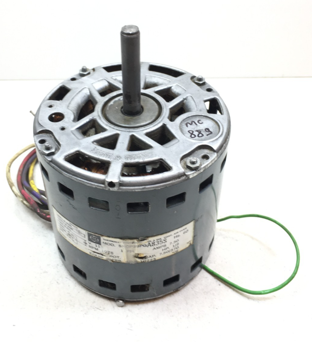 GE Motors 5KCP39PGA835S Blower Motor 1/2HP 1075RPM 1PH 115V used #MC889 ...