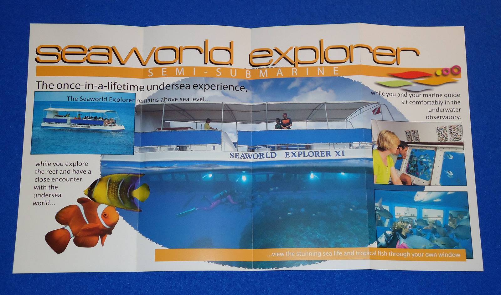 *BRAND NEW* SEAWORLD EXPLORER UNDERSEA ADVENTURE BROCHURE NASSAU ...