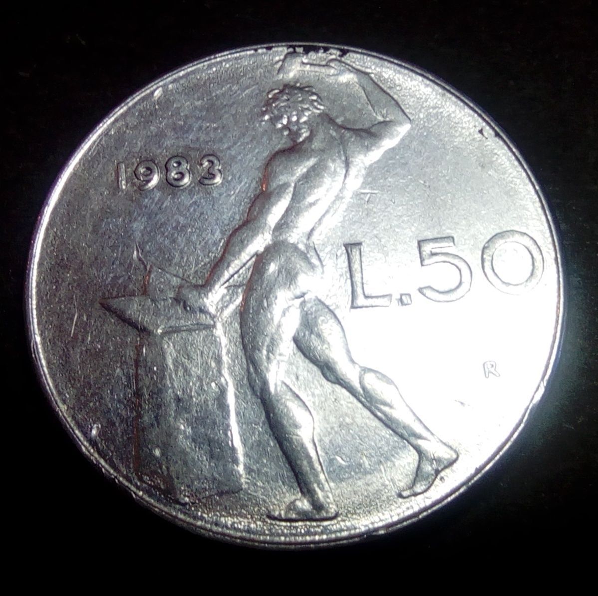 Moneta Coin ITALIA Repubblica Italiana 50 Lire Vulcano 1983 - Other