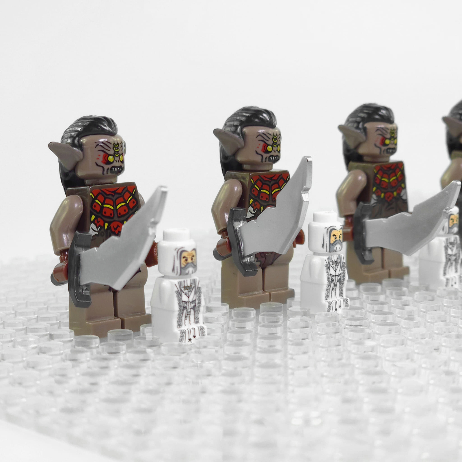 The Lord of the Rings Mordor Hunter Orcs 5pcs Minifigures Building Toy ...