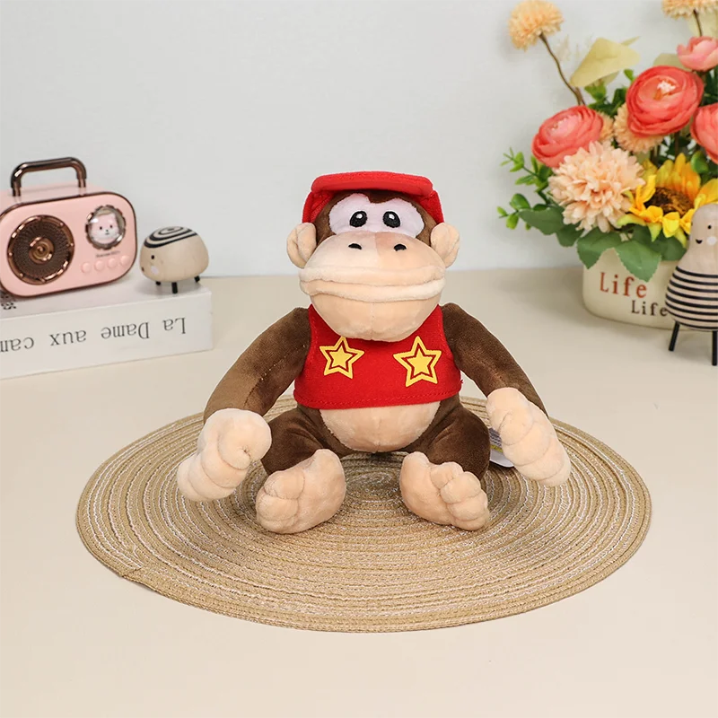Super Mario Bros. Wonder Diddy Kong Monkey 7.5inin Stuffed Animal ...