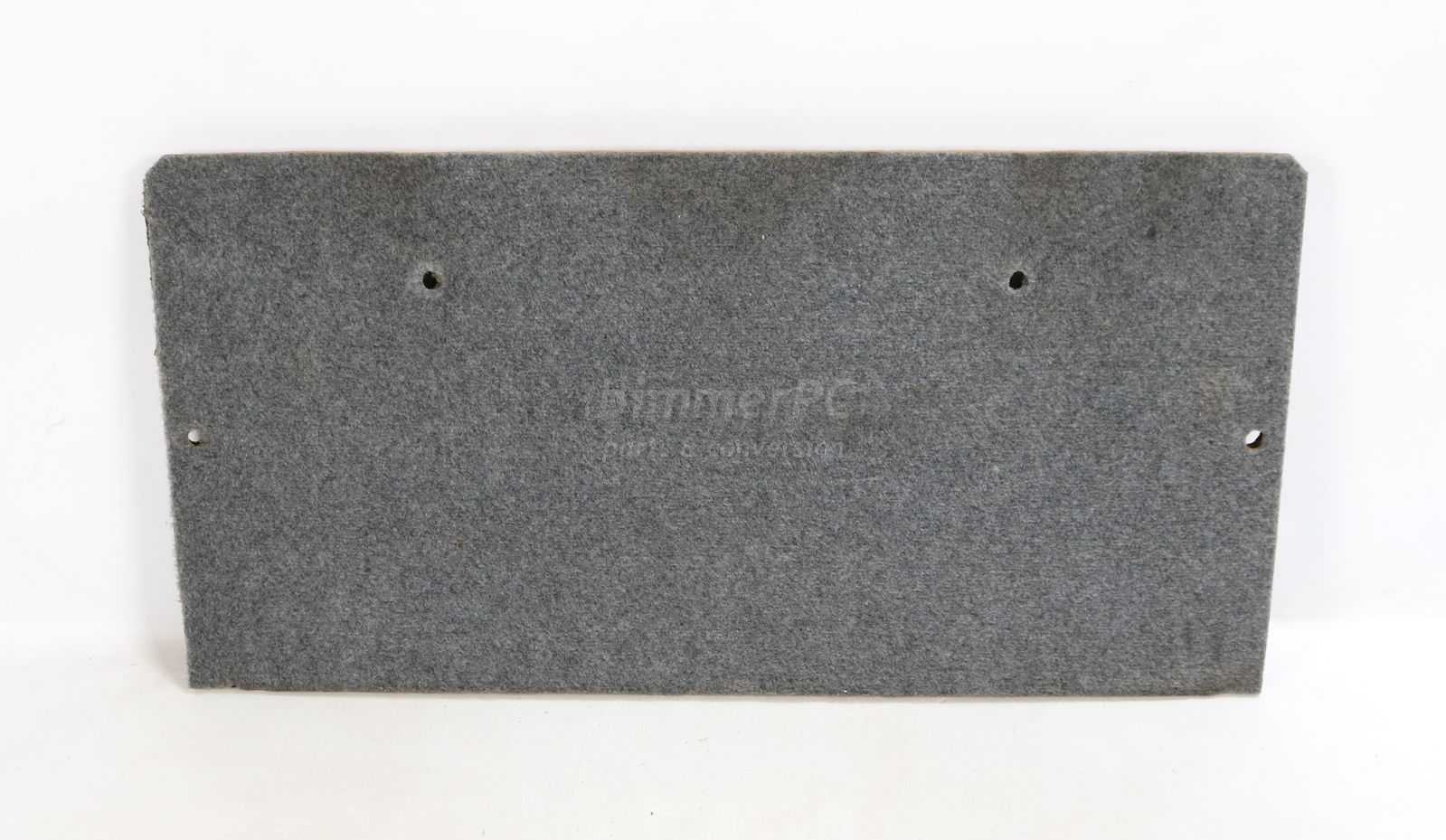 BMW E32 7-Series Front Carpeted Trunk Trim Panel Gray 735iL 740iL 1988 ...