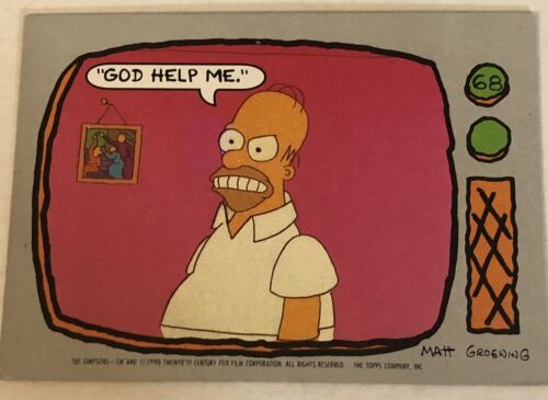 The Simpsons Trading Card 1990 #68 Homer Simpson - Trading Card Singles The Simpsons Trading Card 1990 #68 Homer Simpson - Trading Card Singles