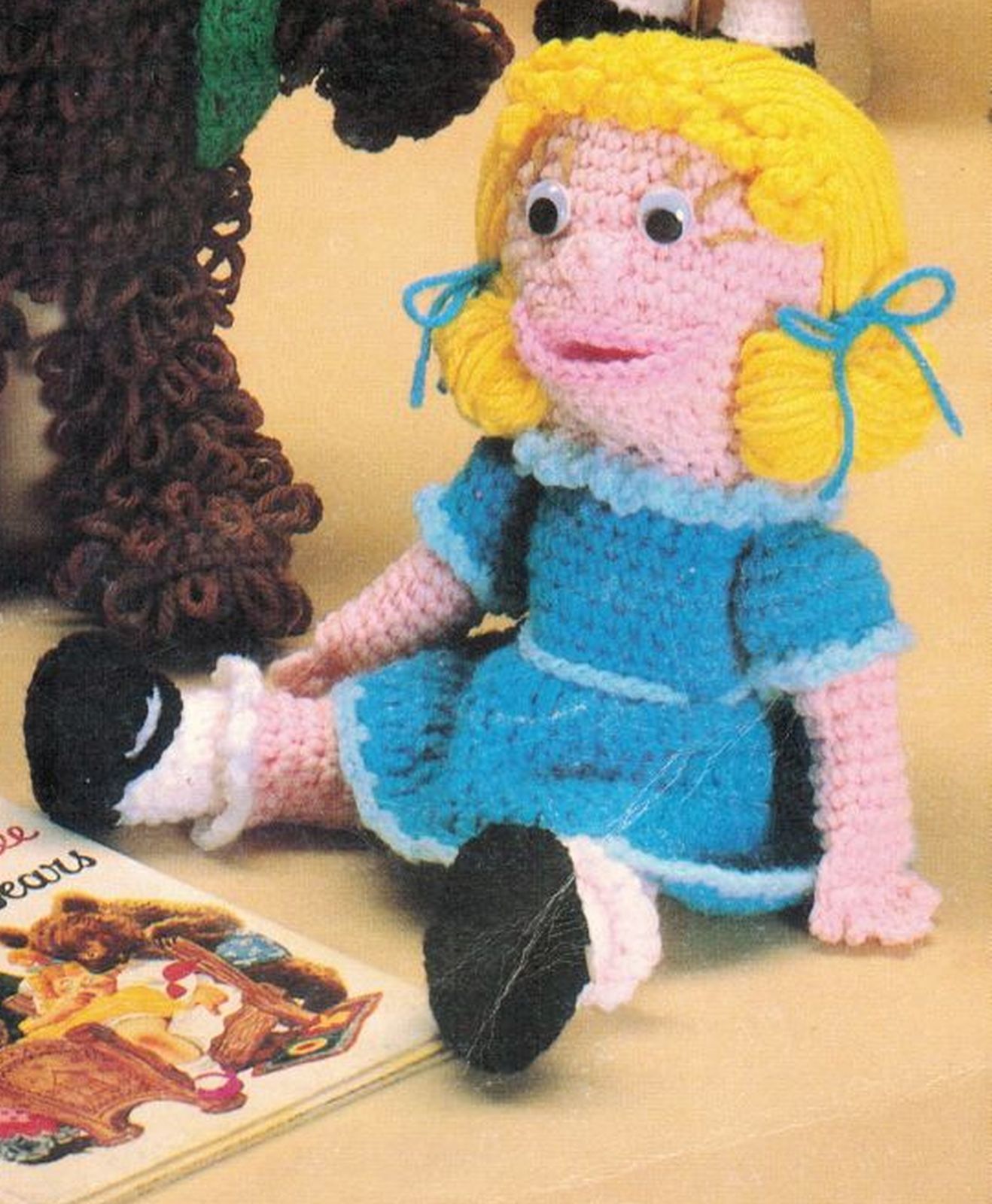 13" Story Book Puppets Goldilocks Hansel 3 Bears Red Riding Hood ...