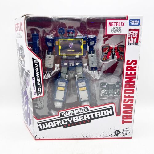 TRANSFORMERS Soundwave NETFLIX War for Cybertron NEW Hasbro - Action ...