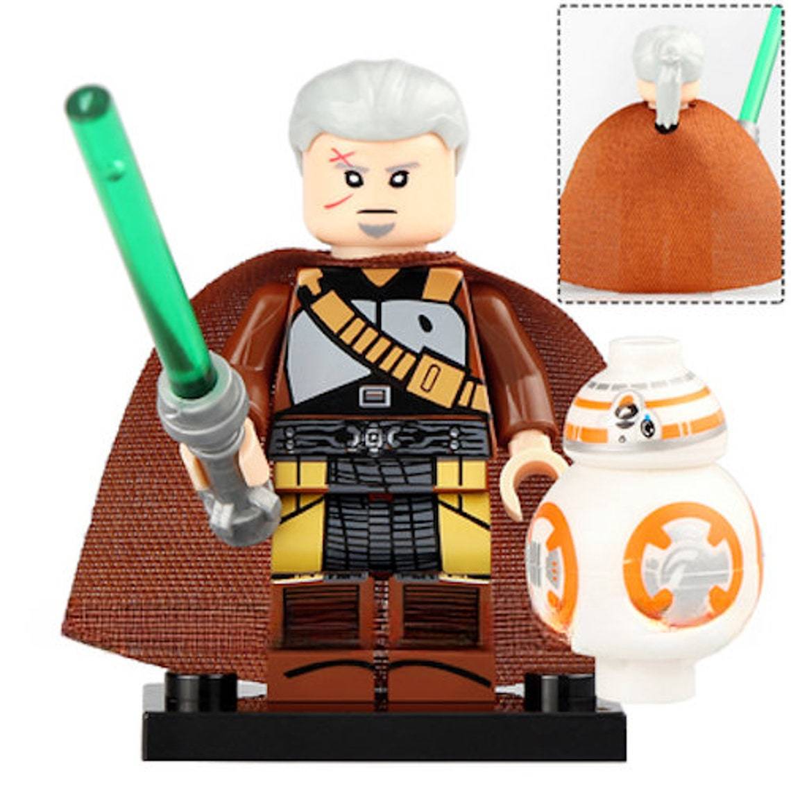 Star Wars Jedi Master Rahm Kota Minifigures Weapons and Accessories ...