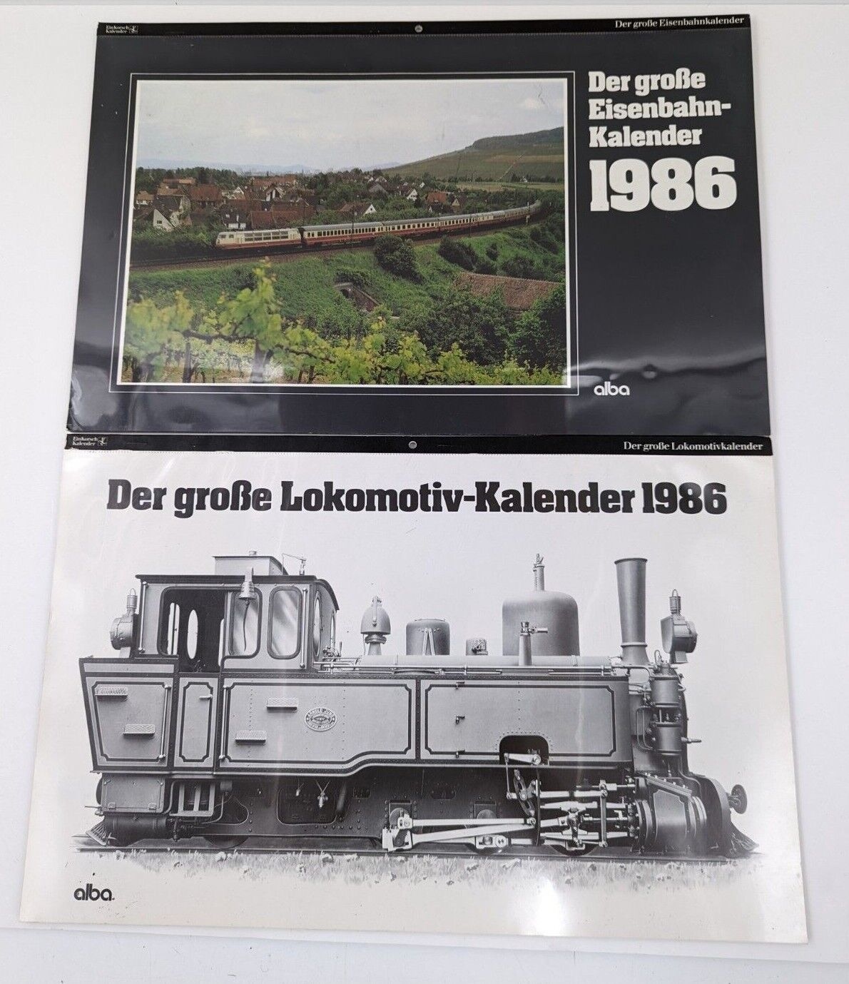 German Locomotive Train Railroad Calendar - Lokomotiv & Eisenbahn ...