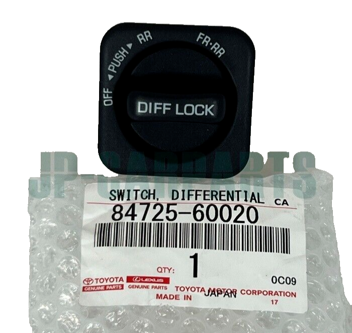 TOYOTA GENUINE CENTER DIFFERENTIAL LOCK SWITCH 84725-60020 LAND CRUISER ...