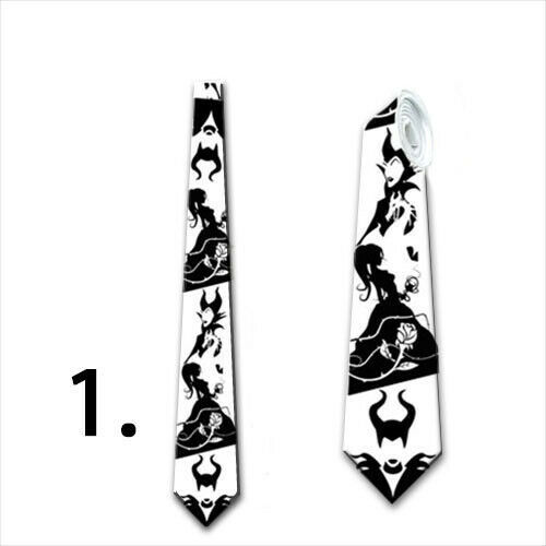 Necktie with sleeping beauty Cinderella beauty and the beast original ...