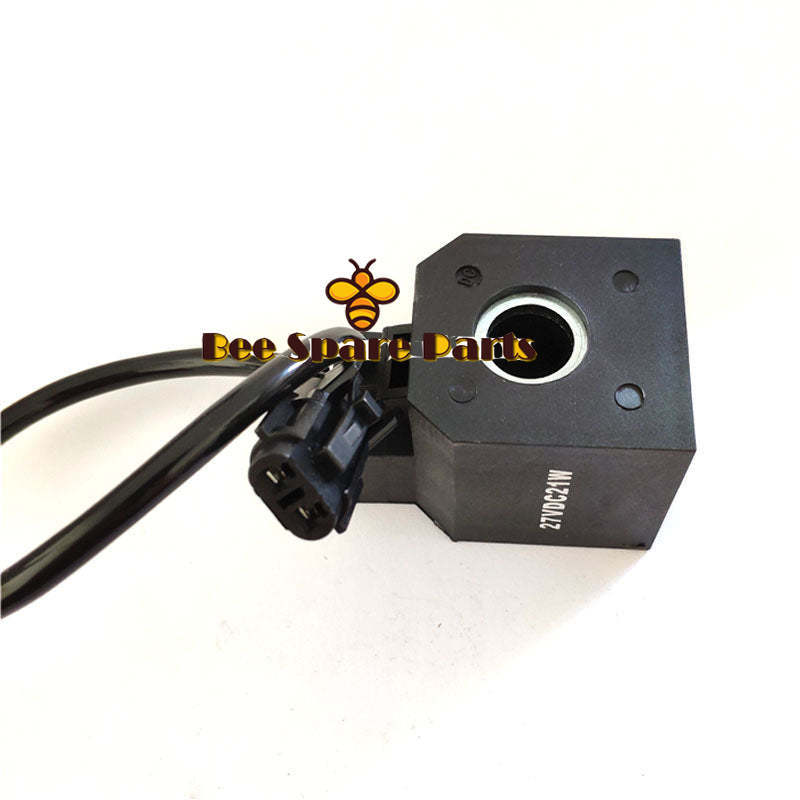 24V Solenoid Valve Coil for Hyundai Parts R220-5 excavator 27VDC21W ...