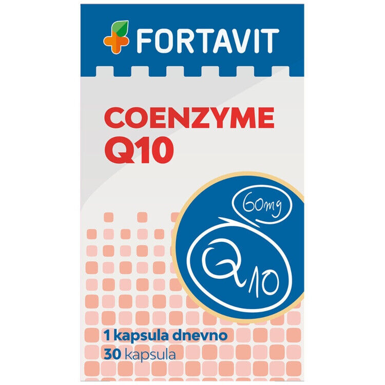 Fortavit Coenzim Q10 60mg 30 capsules - Herbal Remedies & Resins