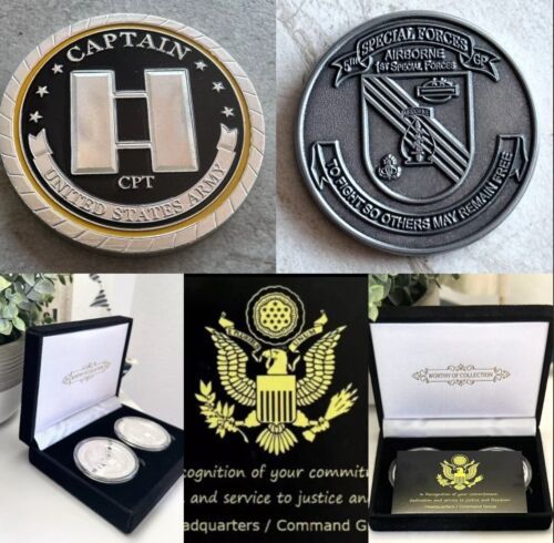 2pcs Army Rank Captain O-3 And Special FORCES PROFESSION ALS CHALLENGE ...