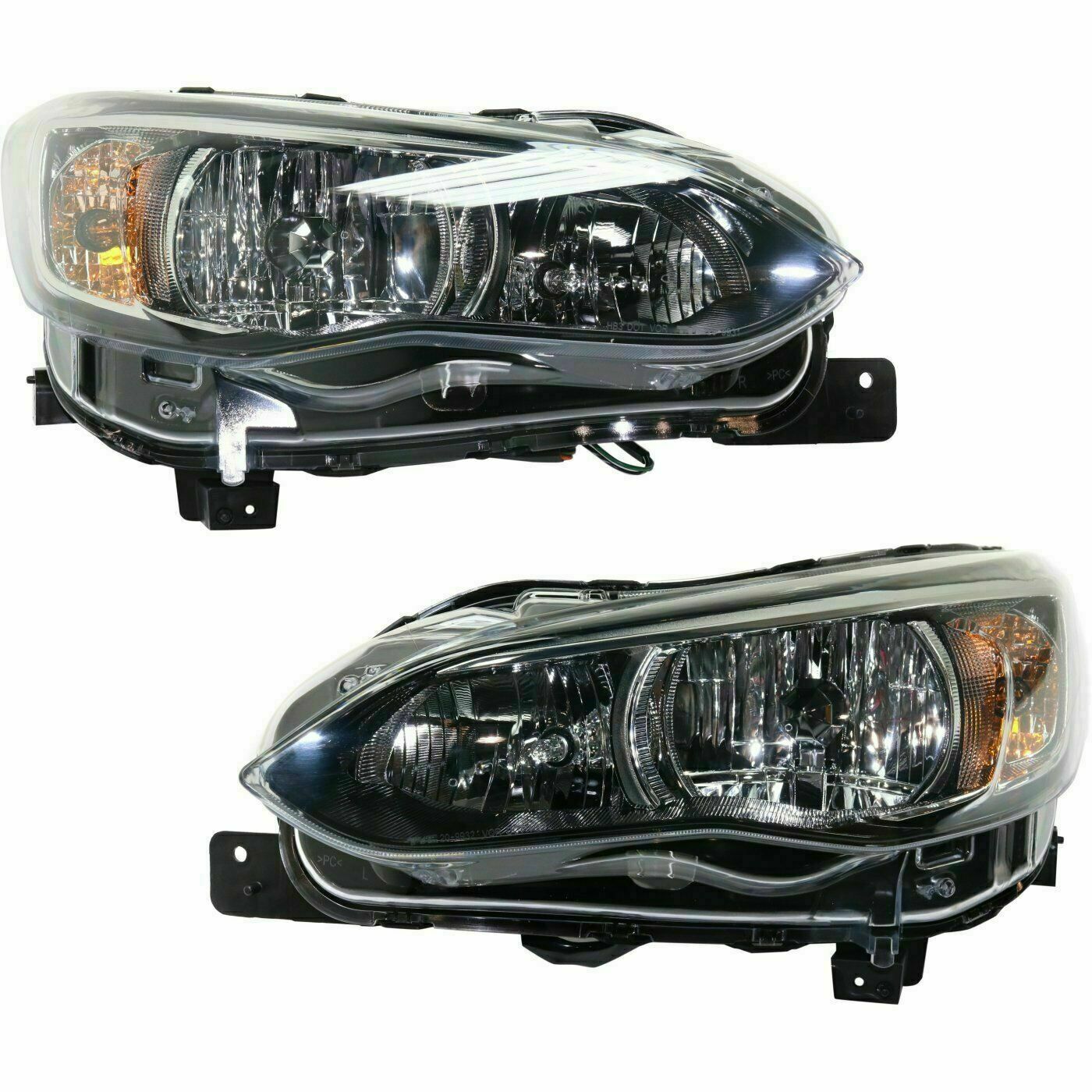 FIT SUBARU CROSSTREK 2018-2019 HALOGEN HEADLIGHTS HEAD LIGHTS LAMPS ...