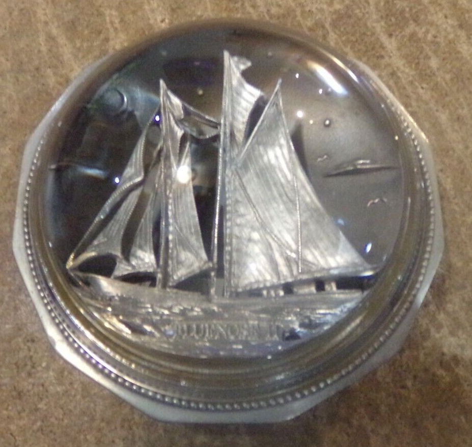 meadow mountain designs charlie hill 3.5" pewter sailboat paperweight ...