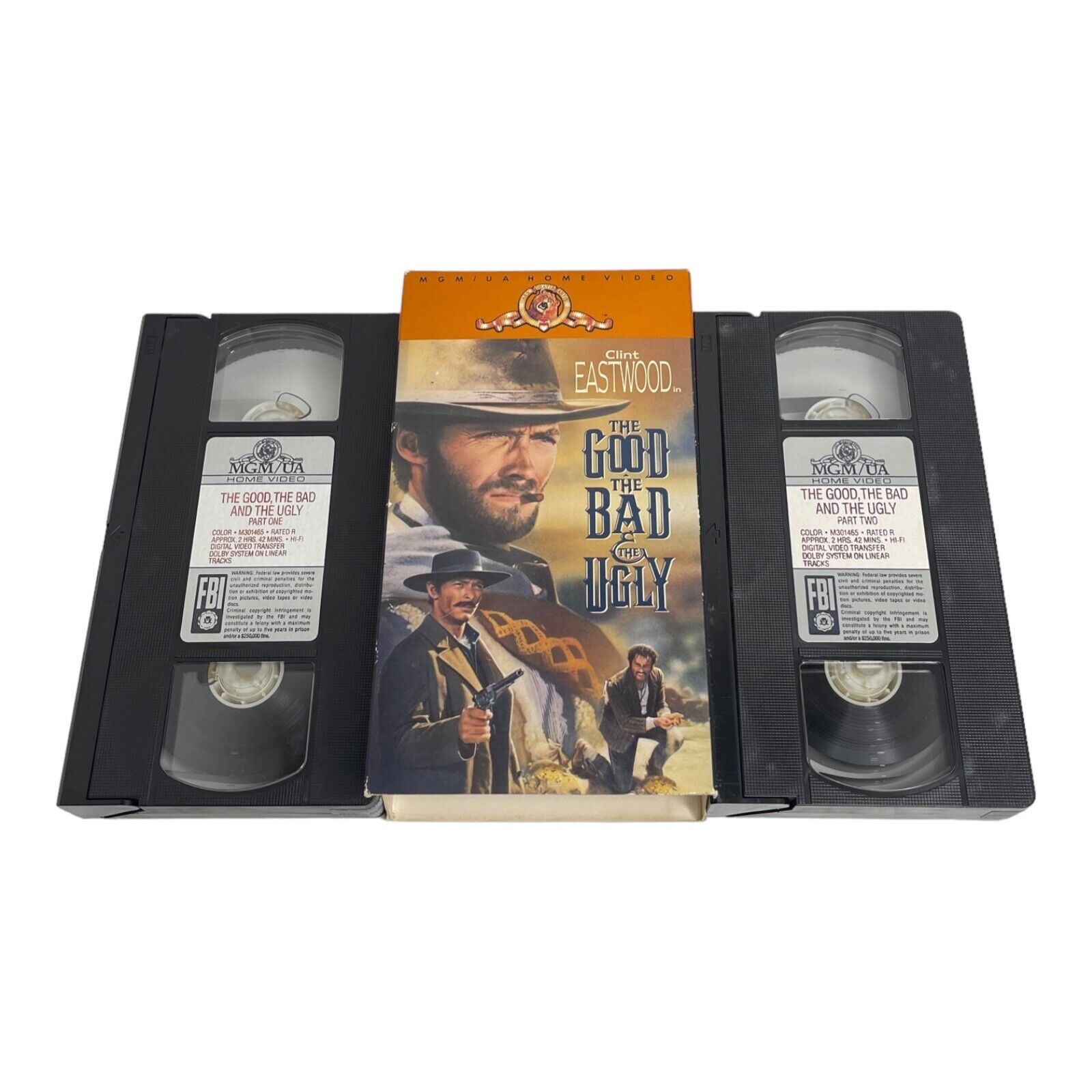 The Good, the Bad and the Ugly (VHS, 1991, 2-Tape Set) Video Tape ...