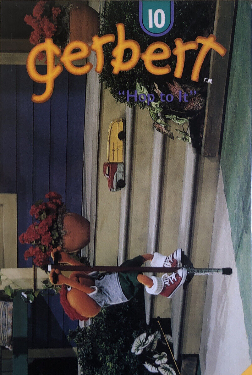 gerbert Hop To It-#10(VHS 1989)TESTED-RARE VINTAGE COLLECTIBLE-SHIPS N ...