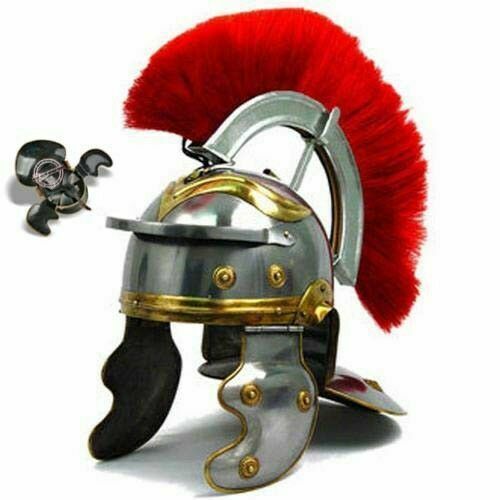 Medieval Roman Centurion Helmet with Thick and 50 similar items