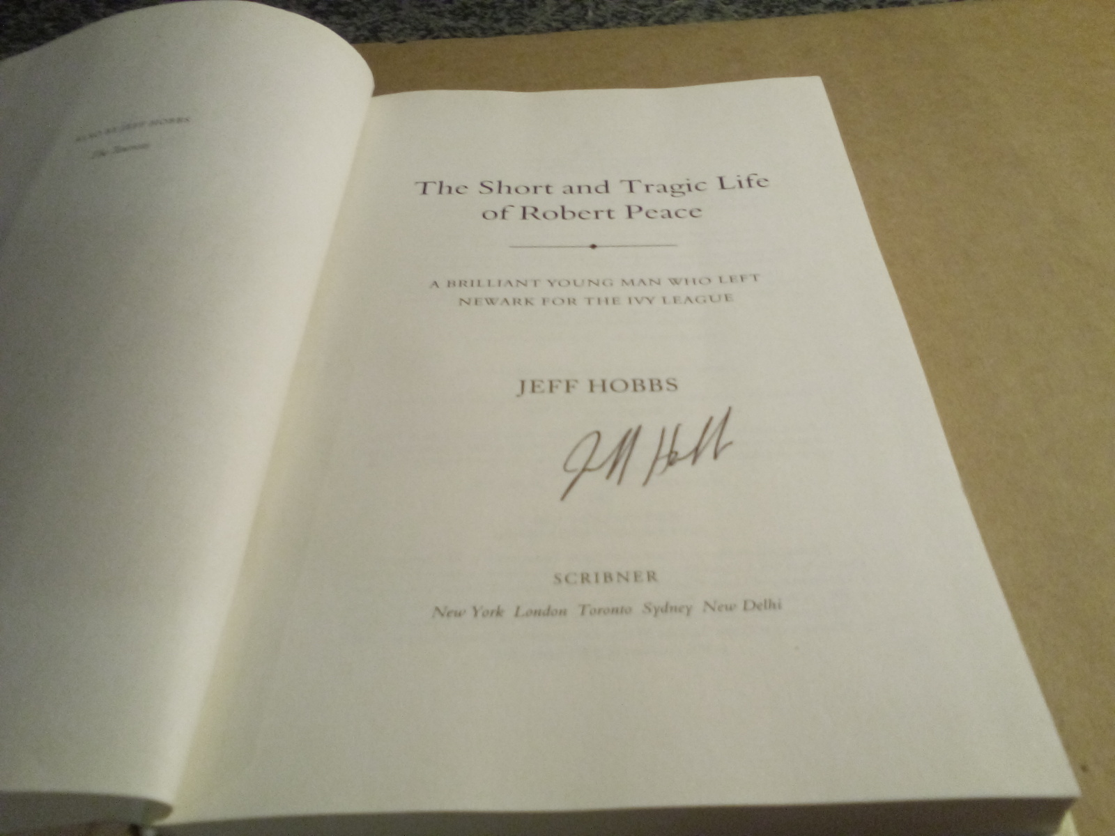 THE SHORT AND TRAGIC LIFE OF ROBERT PEACE - Books